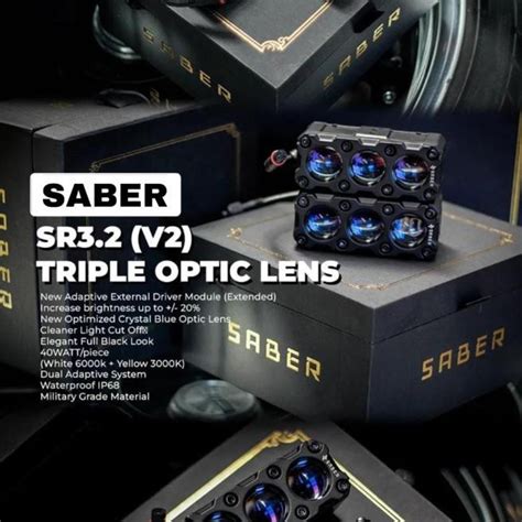 Jual Lampu Mini Projie Saber Sr3 V2 80 Watt Lampu Saber Mini Proji