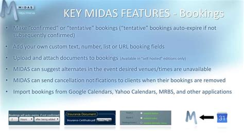 Overview Of Midas Room Booking Software Ppt
