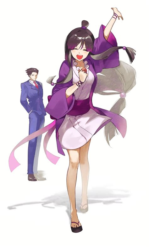 Phoenix Wright And Maya Fey Ace Attorney Drawn By Gkt Eo Danbooru