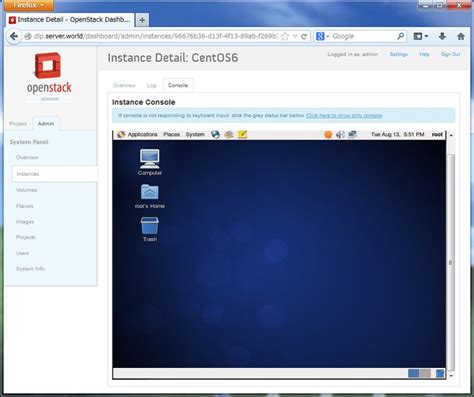 CentOS OpenStack Grizzly Configure Horizon Server World