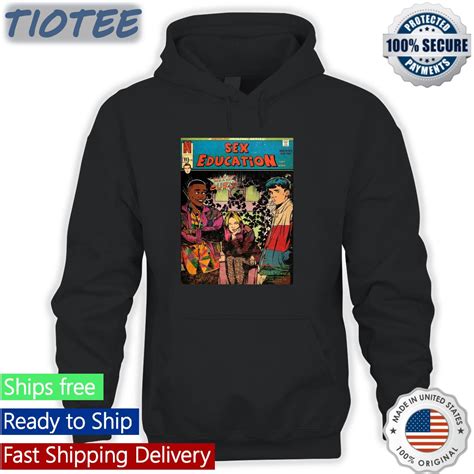 Sex Education Comic Poster T Shirt Netflix Series Tiotee