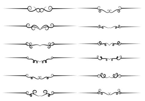 Text Divider Vector Art Icons And Graphics For Free Download