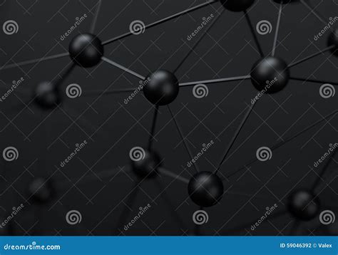Abstract 3d Rendering Of Structure With Spheres Stock Illustration Illustration Of Cell