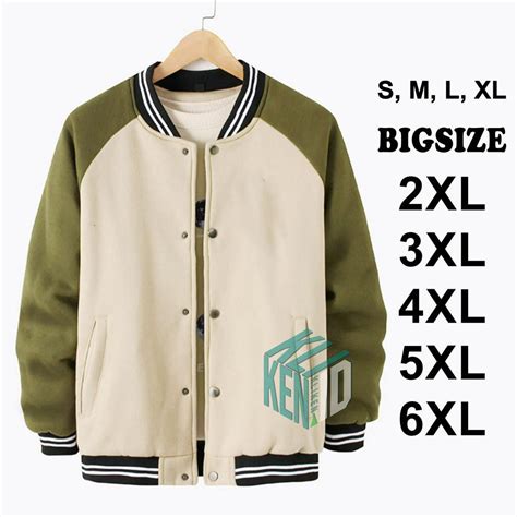 Jual Jaket Baseball Varsity Bomber Kancing Custom Sablon Pria Wanita