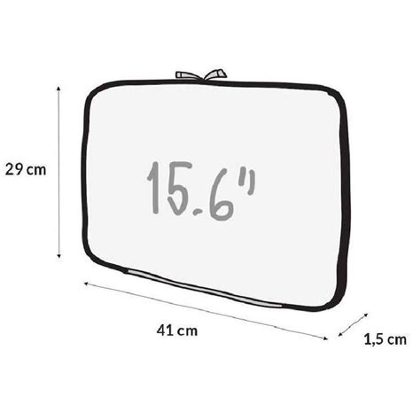 Capa Para Notebook 156 Em Neoprene E Ziper Preto Carrefour