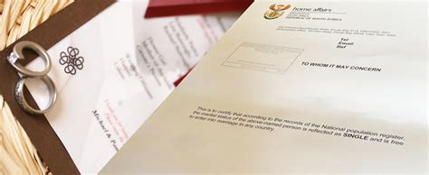Express Letter Of Non Impediment To Marriage 5 Days Service R 450000