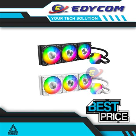 Jual Montech Hyperflow 360 Argb 360mm Liquid Cpu Cooler Shopee