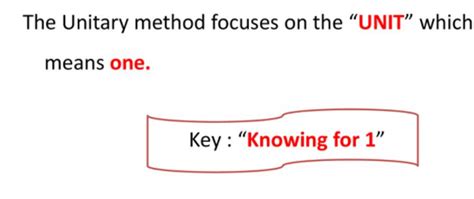 Unitary Method Money Orchids International School