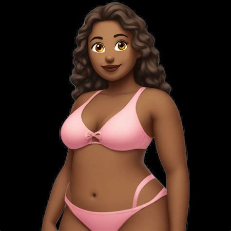 Slim Thicc Caucasian Woman Swimsuit Posing Emoji Ai Emoji Generator