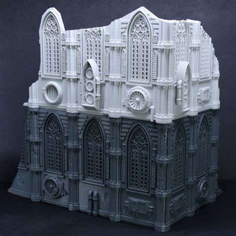 3d Printable Gothic Terrain For Wargaming By Voy Forges