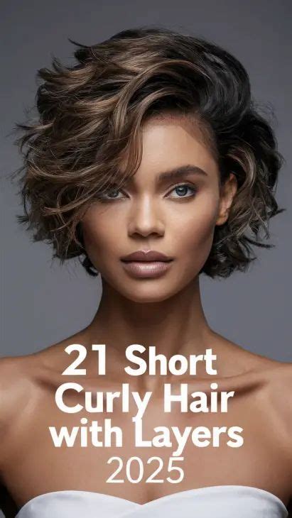 21 Ideas For Short Curly Hair With Layers 2025 Messy Bob Bangs And