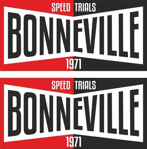 Zen Graphics Bonneville Speed Trials 1971 Decals Stickers