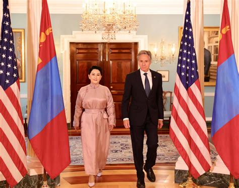 Э Блинкен Монгол Улсын “гуравдагч хөрш” гэдгээрээ АНУ бахархдаг