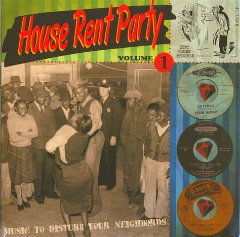 House Rent Party Vol1 Cds And Vinyl
