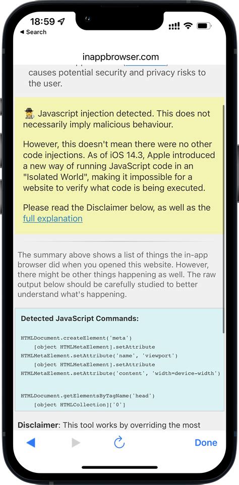 Ios Privacy Announcing See What Javascript Commands