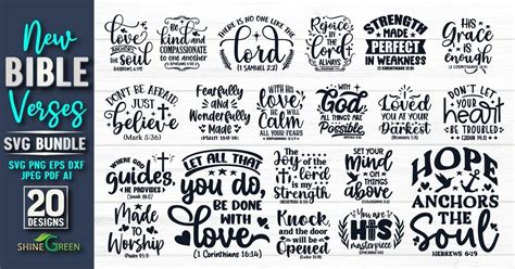 Inspirational Bible Verses Svg Bundle Bundle · Creative Fabrica