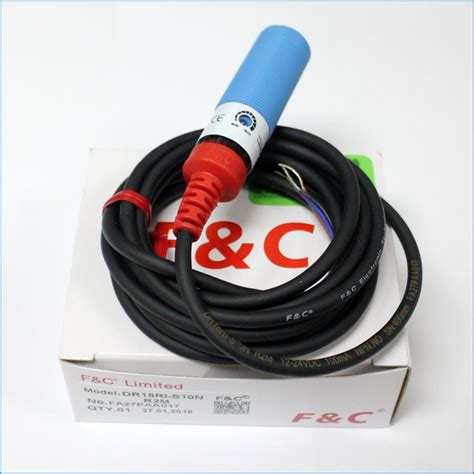 Best Selling Dr18ri S10n Round Photoelectric Sensor With Standard