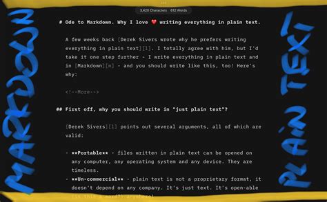 ode to markdown why i love ️ writing everything in plain text by