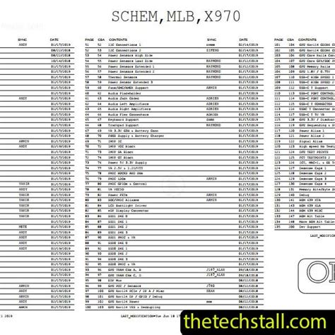 Apple Macbook Pro16 A2141 820 01700 X970 Schematic Diagram The Tech Stall