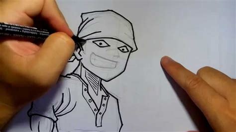 วาดการ์ตูน กันเถอะ สอนวาดรูป การ์ตูน โรโรโนอา โซโล Roronoa Zolo วันพีช