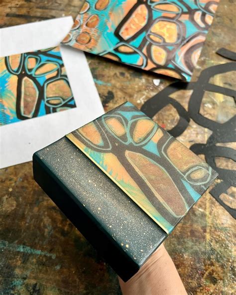 Jane Monteith ♔ Mixed Media Art On Instagram Pattern To Panel 💫 Learn This Encaustic Technique