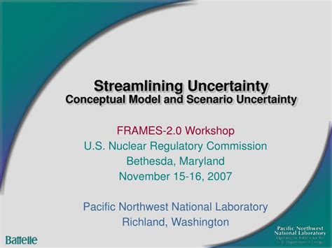 PPT Streamlining Uncertainty Conceptual Model And Scenario Uncertainty PowerPoint Presentation