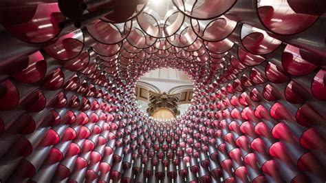 Studio Gang S Stacked Tube Hive Installation Opens At Washington DC S National Building Museum