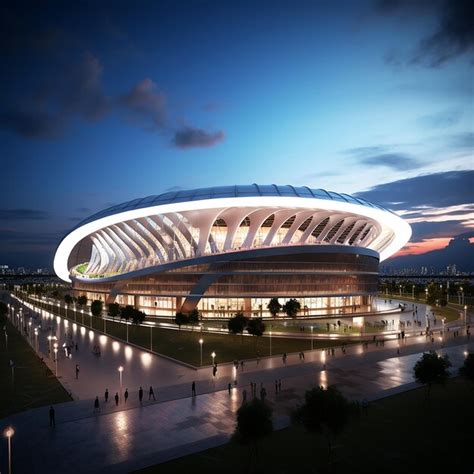 Premium Photo 3d Rendering Of Stadium Building