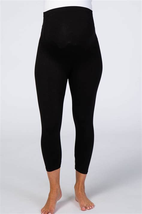 Black Belly Bandit Bump Support Capri Leggings Pinkblush