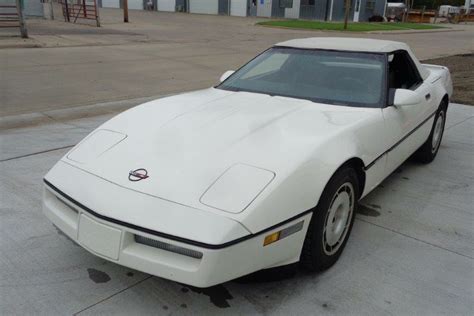 1986 Chevrolet Corvette Convertible F And E Collector Auto Auction
