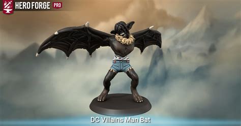 Dc Villains Man Bat Made With Hero Forge