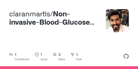 GitHub Claranmartis Non Invasive Blood Glucose Measurement