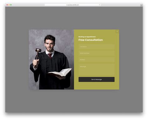 Modal V07 Free Consultation Modal Template 2025 Colorlib