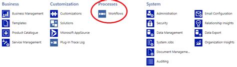 The Mystery Of The Missing Workflow Sitemap Area Dynamics Customer Engagement