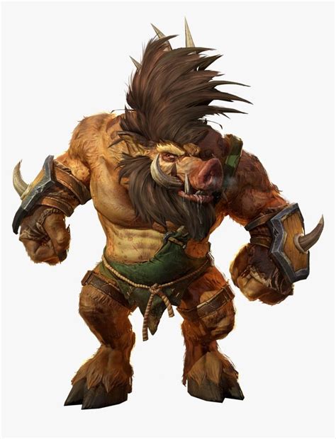 Warcraft Quilboar Brawler Fantasy Races Art Concept Art