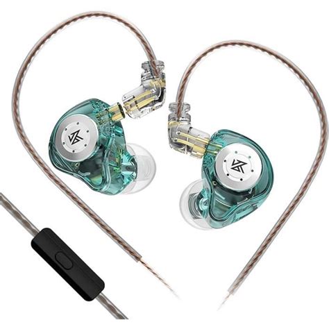 Kz Edx Pro Écouteurs Intra Auriculaires Kz Iem Avec Microphone Duel Dd