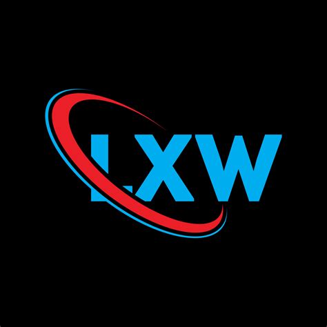 LXW Logo LXW Letter LXW Letter Logo Design Initials LXW Logo Linked With Circle And Uppercase