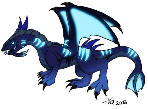 Cobalt Nether Drake By Kat Aclysm On Deviantart
