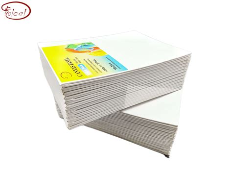 Value Pack 280gsm Cotton Canvas Panel 24 Pack Folcai Art Materials