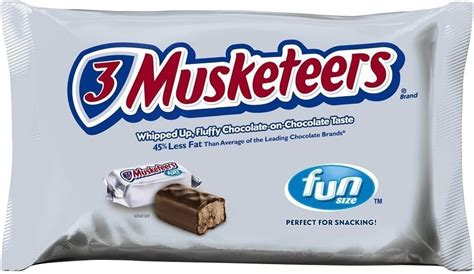 3 Musketeers Milk Chocolate Candy Bars Full Size Chocolate Bars 1 92 Oz Candy