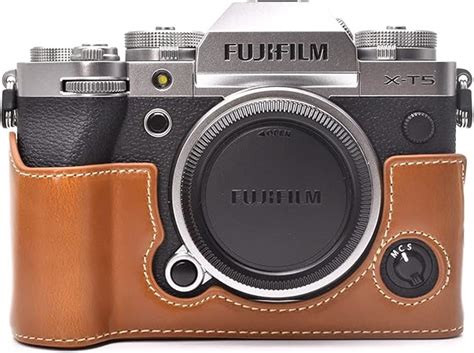 Jp Rieibi Fuji Xt5ケース Fujifilm X T5デジタルカメラ用puレザーハーフケース