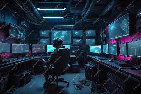 Premium Photo Cyber War Special Forces Fully Armed Soldier Uncovers