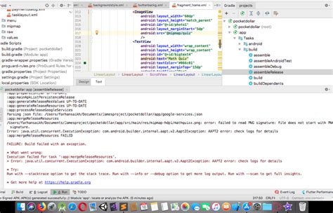 Android Exception Aapt2 Error Check Logs For Details Stack Overflow