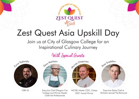 Zest Quest Asia To Host Upskill Day At City Of Glasgow College Craft