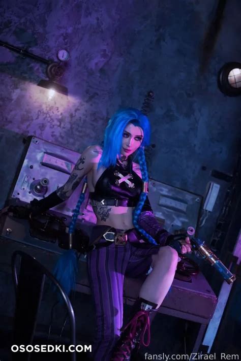 Model Zirael Rem Ziraelrem In Cosplay Jinx From League Of Legends