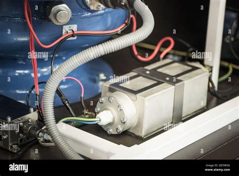 Aluminum Resistor Block With Connection To Voltmeter On Foundation