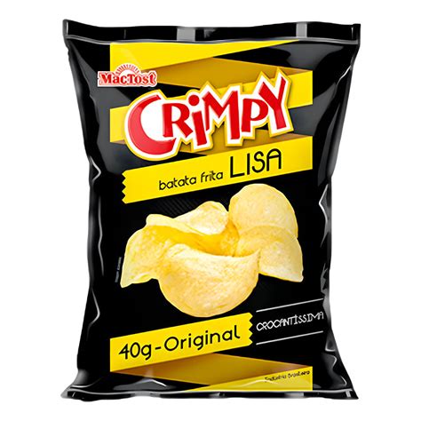 Batata Lisa Original Mactost Pacote 40g Giassi Giassi Supermercados