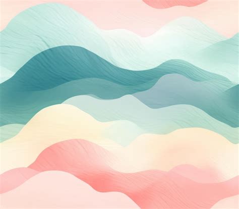 Premium Ai Image Abstract Background With Waves In Pastel Colors