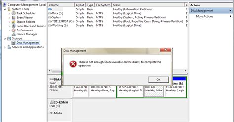 My Technical Blog There Is Not Enough Space Available On The Disk S To Complete This Operation