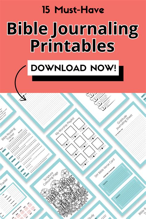 15 Free Bible Journaling Printables To Inspire Your Faith Journey In
